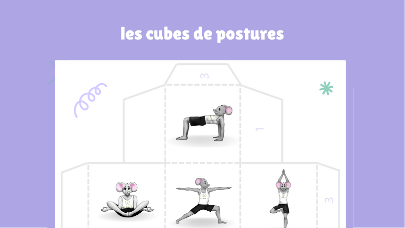 Le cube des postures - Magic Yoga Kids
